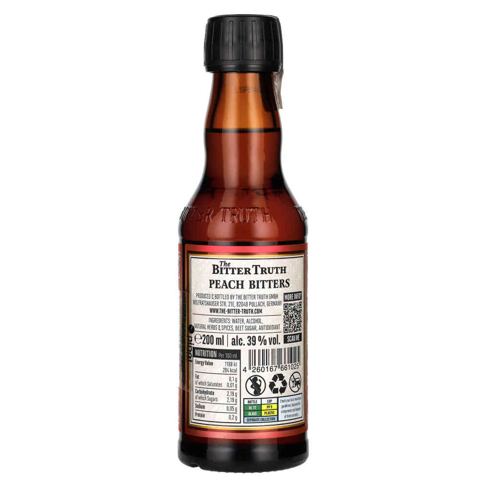 THE BITTER TRUTH PEACH BITTERS 39% 0,2L