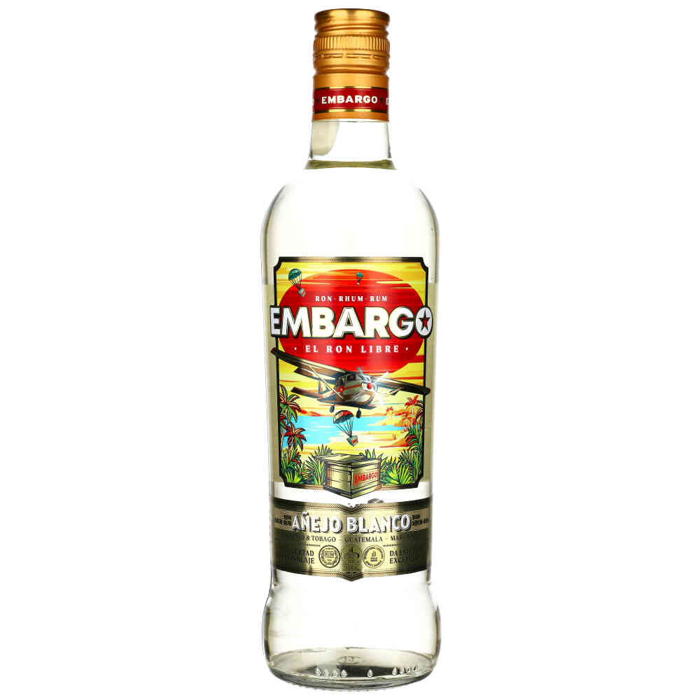 RUM EMBARGO ANEJO BLANCO 40% 0,7L